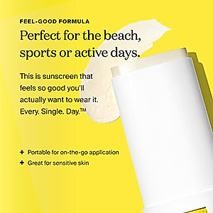 Supergoop! 100% Mineral Sunscreen Stick - 0.67 oz, Pack of 2 - Full-Coverage SPF 50 Broad Spectrum Face Sunscreen for Sensitive Skin with Olive Fruit Extract - Water Resistant - Great for Active Days