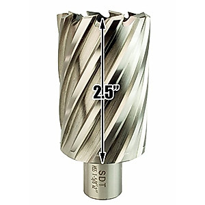 Steel Dragon Tools 1-5/8" x 2" High Speed Steel Annular Cutter with 3/4" Weldon Shank
