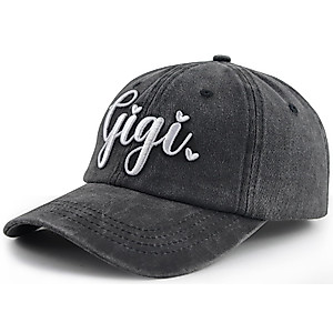 Gigi Gifts for Grandma, Funny Grandma Gifts Baseball Cap, Adjustable Embroidered Gigi Hat, Mother Day Retirement Birthday Gifts for Women Nana Mimi