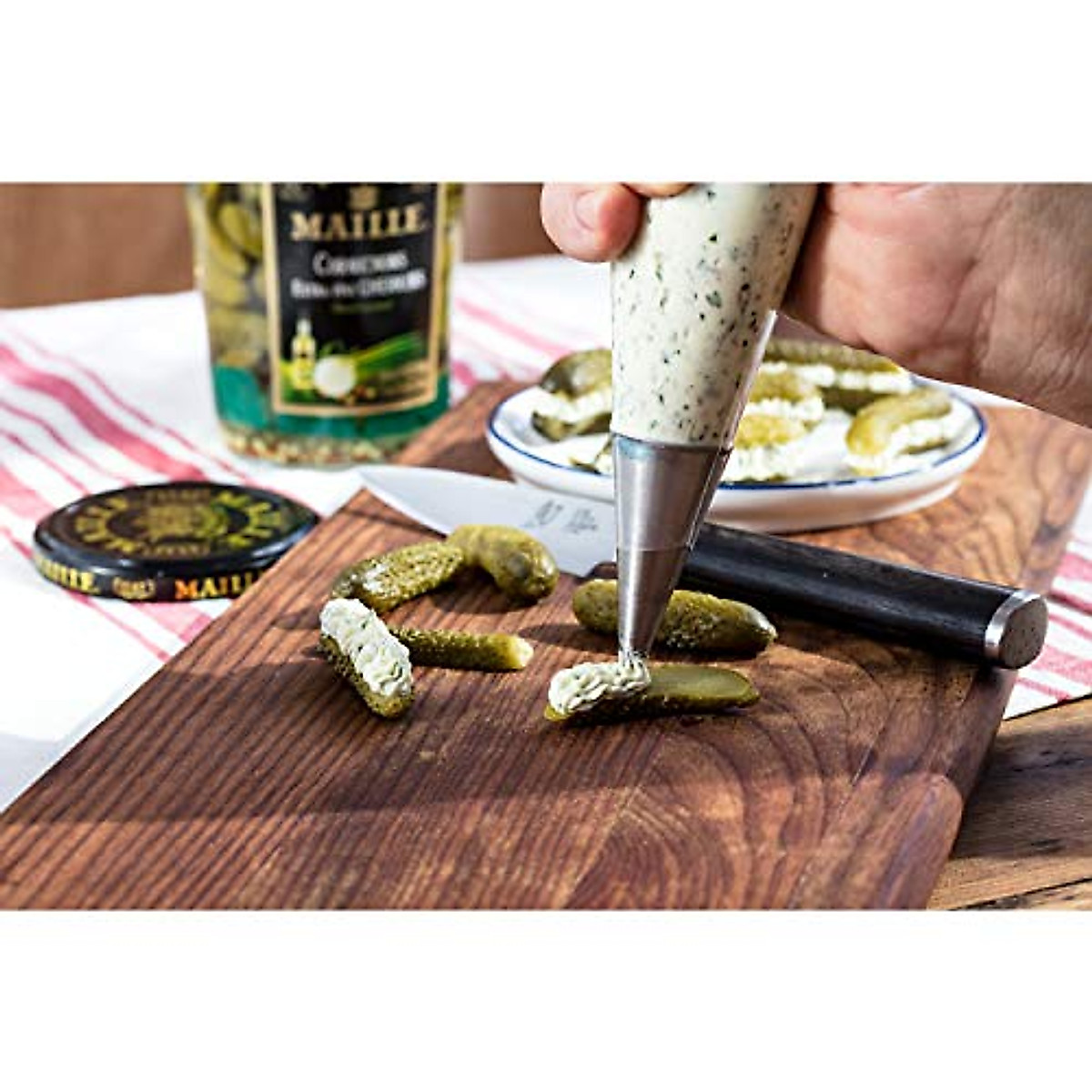 Maille Pickles Cornichons Original The perfect cornichon for garnishing a gourmet sandwich or snacking Product of France 13.5 oz