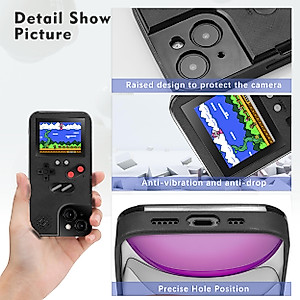 Chu9 Game Phone Case, 168 Built-in Small Video Games, Red, Compatible with iPhone 11 Pro