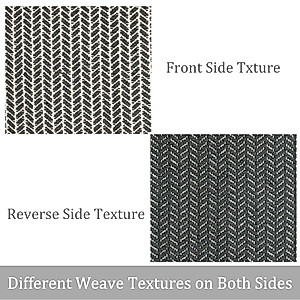 Lahome Boho Bathroom Rugs, Small 2x3 Entry Rug Washable Front Door Bath Mat Woven Cotton Area Rug with Tassels, Farmhouse Non Shedding Lightweight Grey Throw Rug Low Pile Carpet for Kitchen