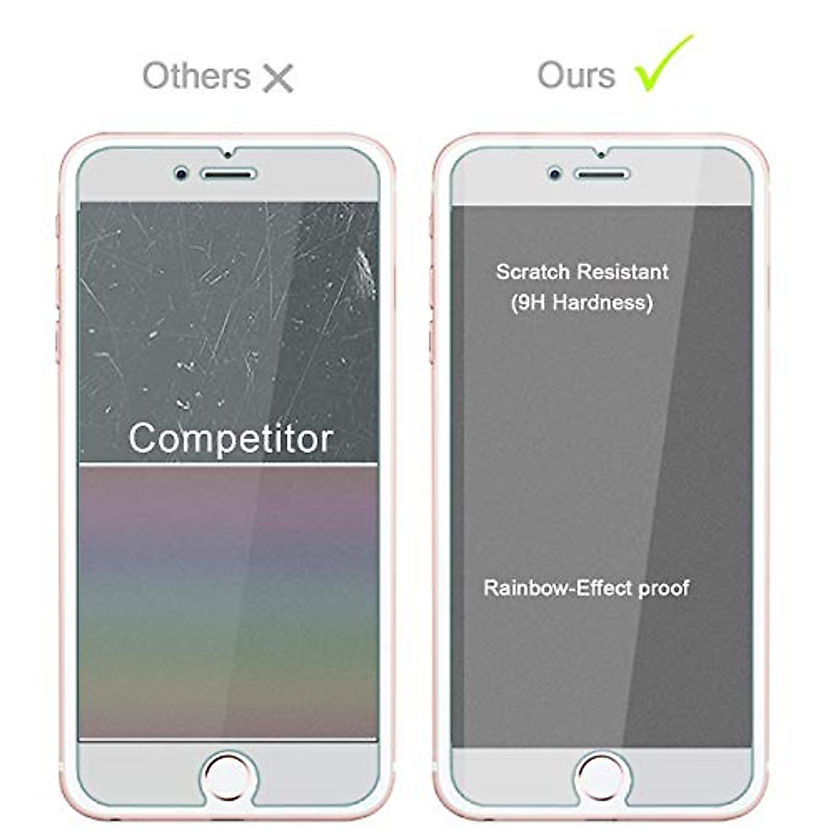 iPhone SE 2nd Generation Glass Screen Protector, eTECH Tempered Glass Screen Protector for Apple iPhone SE 2nd Generation 2020 Model – Bubble Free, Case Friendly, HD Clear (For SE 2nd Gen ONLY)