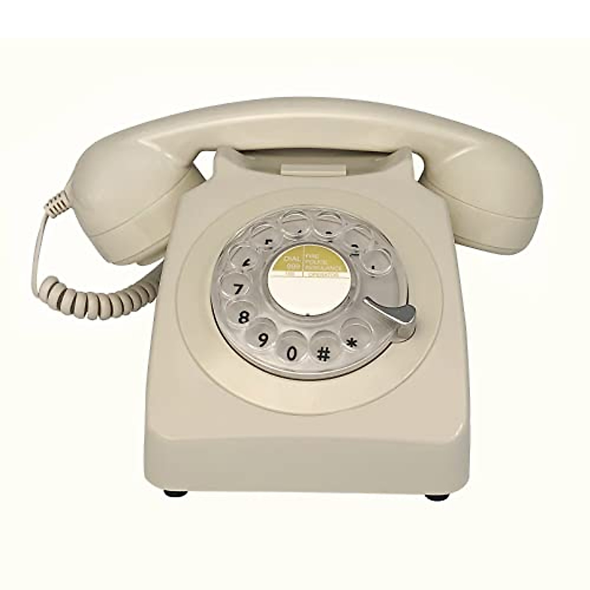 Benotek Retro Rotary Phone Old-Fashioned Decorated Antique Telephone Wired Landline Telephones for Home Office School Hotel Decor