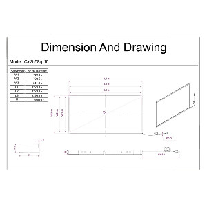 Chengying 58 inch 10 Point Multi-Touch Infrared Touch Frame, ir Touch Panel, Infrared Touch Screen Overlay