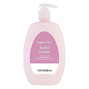Amazon Basics Baby Lotion, Mild & Gentle, 16.9 Fluid Ounce, 1-Pack (Previously Solimo)