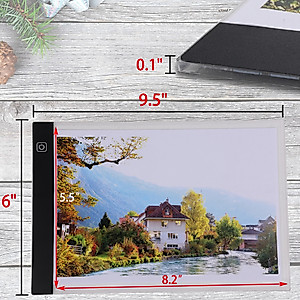 A5 LED Copy Board, Light Tracing Box, A5 Diamond Painting Light Pad Kit,Small LED Trace Light Board for Diamond Artcraft Copy Table