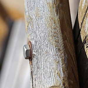 20 Set Hex Bolt Hex Head Screw Bolts 304 Stainless Steel Fully Threaded Hex Tap Bolts with Nut（M6x16mm）