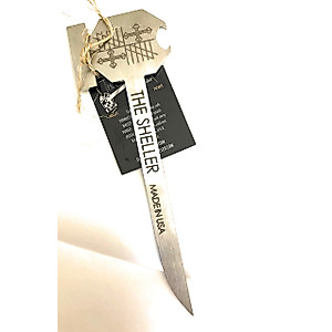 THE SHELLER- The flat, Stainless Steel, mallet/picker/bottle opener : the seafood Multi-tool