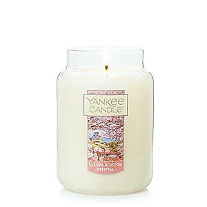 Yankee Candle Sakura Blossom Festival Large Jar Candle, White