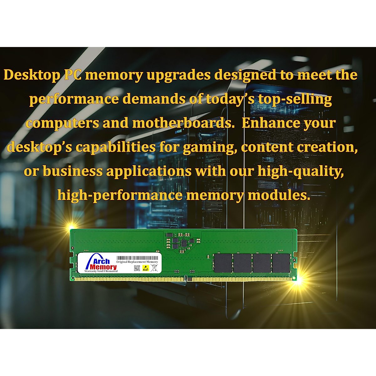 Arch Memory Replacement for Dell SNPYXC0VC/16G A9321912 16GB 288-Pin DDR4 2400MHz UDIMM RAM for OptiPlex 7050 MT