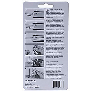 IDEAL Electrical 45-025 Lil’ Ripper Stripper – Wire Stripper w/ Slitting Blade, V-Notch, Flat Blade Clip