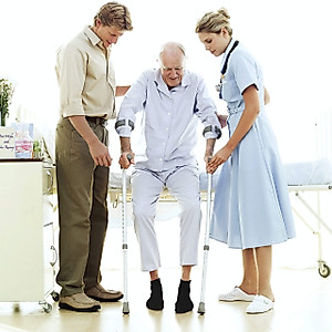 NEWCHAO Anti Slip Socks Non Skid Grip Socks,4 pairs Unisex for Yoga Home Workout Barre Pilates Pregnancy Hospital Men Women in Black and Grey