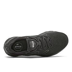 New Balance Women's Fresh Foam Roav V2 Sneaker, Black/Magnet, 9