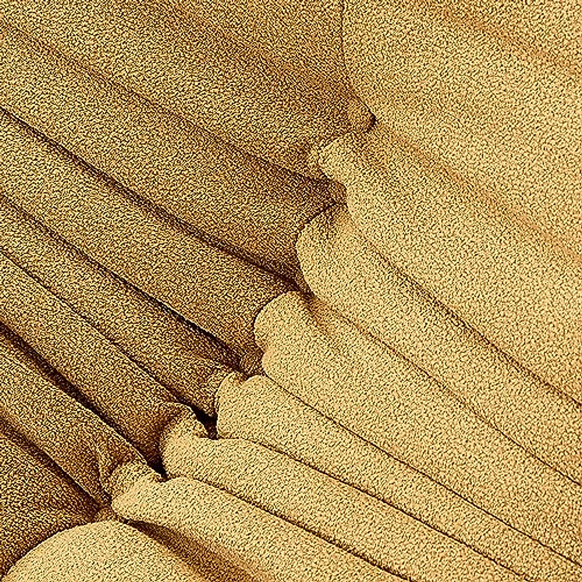 BAMOOLI Fireside Chair, Modern Comfy Teddy Fabric Lazy Floor Sofa Armless Lounge Chair, Upholstered Bean Bag Couch Oversized Corner Chair for Living Room, Bedroom, Office, Salon, Orange