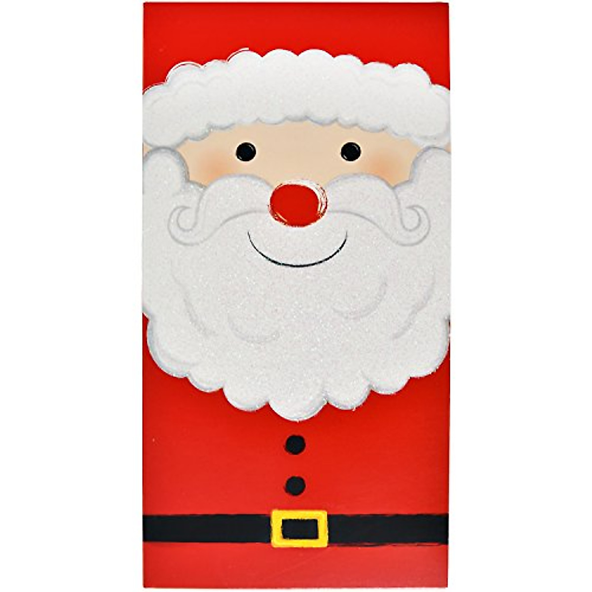 24 Christmas Card Gift Holder - Christmas Money Holder - Christmas Greeting Cards with Envelopes Bulk Assorted in 3 Holiday Cute Festive Designs with Glitter and Foil Winter Holiday Cards Box Set