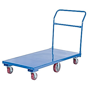 Vestil FLAT-C Flat Bed Cart, 60" Length, 30" Width, 42-1/2" Height, 2000 lbs Capacity