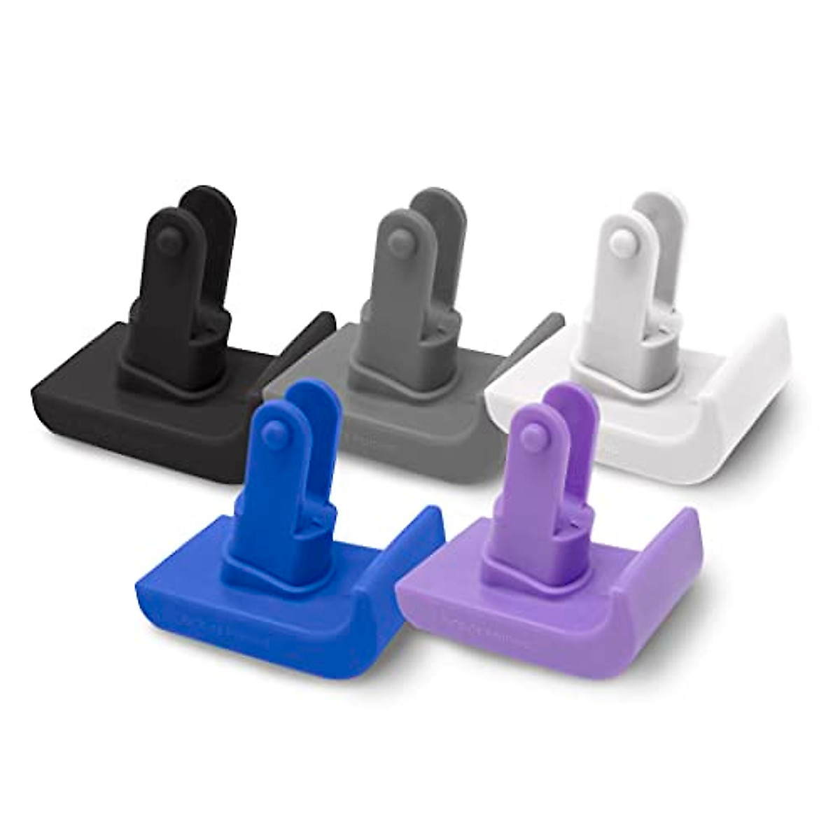 Top Glides 'Click & Go' Ski Glides for Stander EZ Fold-N-Go Travel Walker and Able Life Space Saver Walker (Gray)