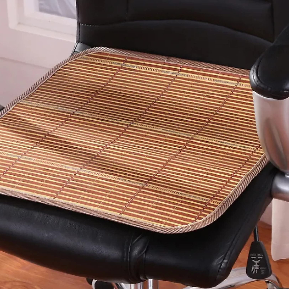 GEORPE Chair Pads Summer Household Bamboo Seat Pad Cool Car Seat Cushion Sofa Non-Slip Mat Modern Home Office