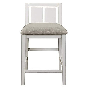 Lexicon Vague 3-Piece Pack Counter Height Set, Gray/White