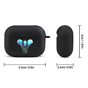 Video Gmae Compatible with AirPods Pro Case Cover Full Protective Shockproof Keychain Headphone Skin Accessories for Men Women Wireless Charging