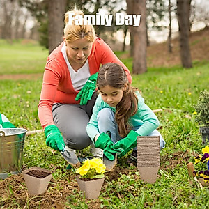 YESIACE 126 Packs Square Peat Pots, 3.15 Inch Seed Starting Pots with Drainage Holes Square Nursery Pot,Biodegradable Eco-Friendly Round Plant Seed Starter Peat Pots Germination Seedling Trays