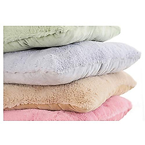 Tourequi Warm Nonslip Plush Wearproof Seat Cushions Thicken Office Winter Stool Pads (Pink)