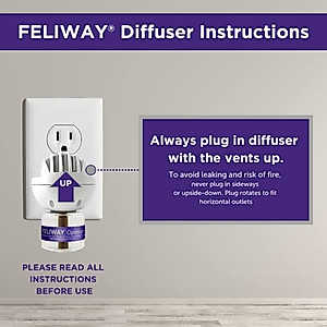 FELIWAY Optimum Cat, Enhanced Calming Pheromone Diffuser, 30 Day Starter Kit (48 mL)