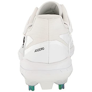 adidas Men's Adizero Afterburner 8 Baseball Shoe, White/Core Black/White, 9.5