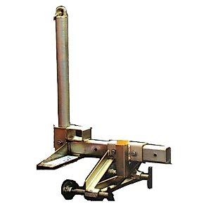 Guardian Fall Protection 15193 Trench Box Guardrail Receiver – Durable, Galvanized Steel Receiver for Trench Walls