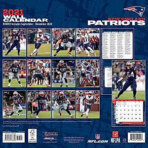 New England Patriots 2021 Calendar