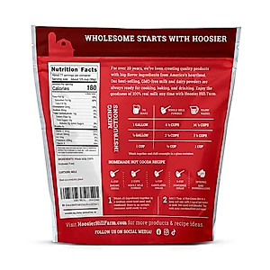 Hoosier Hill Farm Whole Milk Powder, 6LB (Pack of 1)