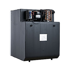 Equator 12V/DC Mini-Fridge Freezer 2.8cf Stainless for RV BOAT OFF-GRID 2 Doors