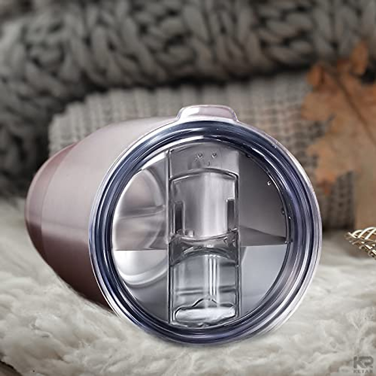 2Pcs Replacement Lid for Travel Mug - Yeti Replacement Lids for Tumblers with Lids and Straws Spill Proof Lids for Yeti Mug - RTIC tumbler 30 Oz Yeti Rambler Coffee Tumbler Lid Coffee Travel Mug