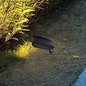 Nuvo SF76/646 One-Light Halogen Landscape Floodlight, Dark Bronze, 6.25-Inches