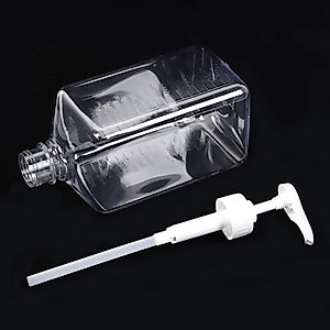 1600ml Simple Press, Pump Bottles syrup dispenser large Condiment Containers Squeeze Bottle ketchup pump Empty Syrup Ketchup Sauces