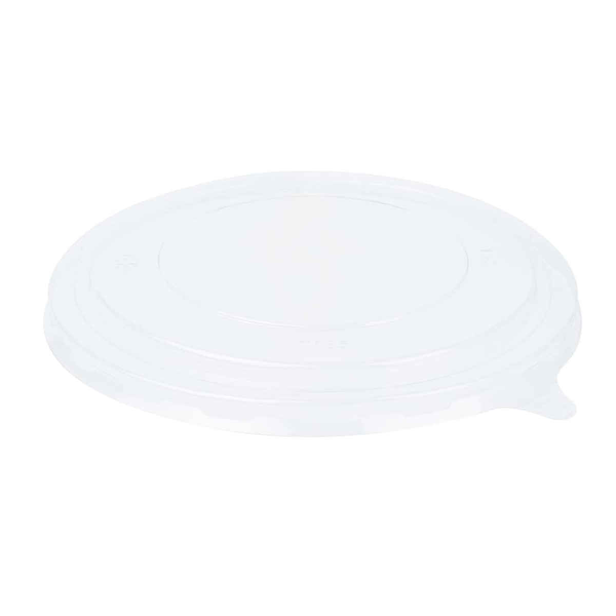 Restaurantware LIDS ONLY: Foil Lux Lids For 45 OZ Take Out Containers 200 Lift Tab Lids For Food Containers - Disposable Clear Plastic Food Container Lids Containers Sold Separately