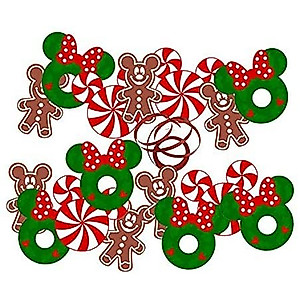 Christmas Tree Decorations Candy Garland for Merry Christmas Candy Cutouts Banner Decorations for Kids Birthday Party Baby Shower Decorations