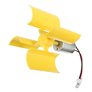 DC 0.1V-5.5V 100-6000RPM Micro Vertical Wind Turbines, Small Motor Blades Generator for DIY (1pc)