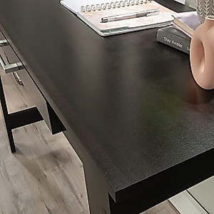 Sauder Beginnings Writing Table, Cinnamon Cherry finish