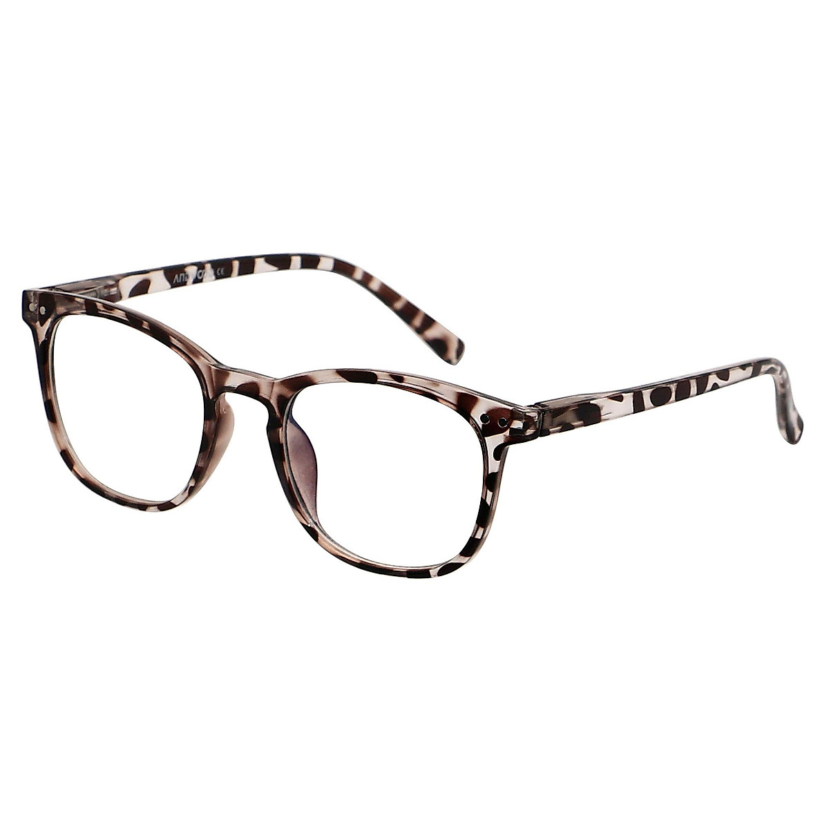 ANDWOOD Blue Light Blocking Glasses Women Men Computer Small Face Frame Bluelight Blocker Teens Square Frame Leopard