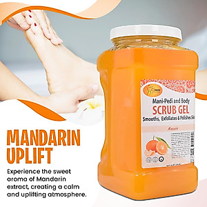 Spa Redi Pedi Scrub Gel - Mandarin (Gal)