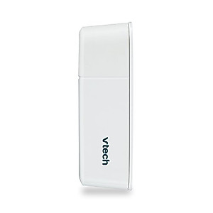 VTech DM271-102 Audio Baby Monitor with Glow-on-Ceiling Night Light, Open or Closed Door/Window Sensor, Vibrating Sound-Alert, Talk Back Intercom & Belt Clip