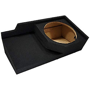 Compatible with Chevy C/K Silverado or GMC Sierra Full Size Extended Cab Truck 1988-1998 Single 12" Subwoofer Sub Box Speaker Enclosure