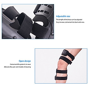 ROM Knee Brace for Torn ACL Meniscus Tear PCL Surgery Recovery Adjustable Post Op Knee Immobilizer Leg Stabilizer Stabilizer After Surgery Joint Injuries ​for Women and Men,Left