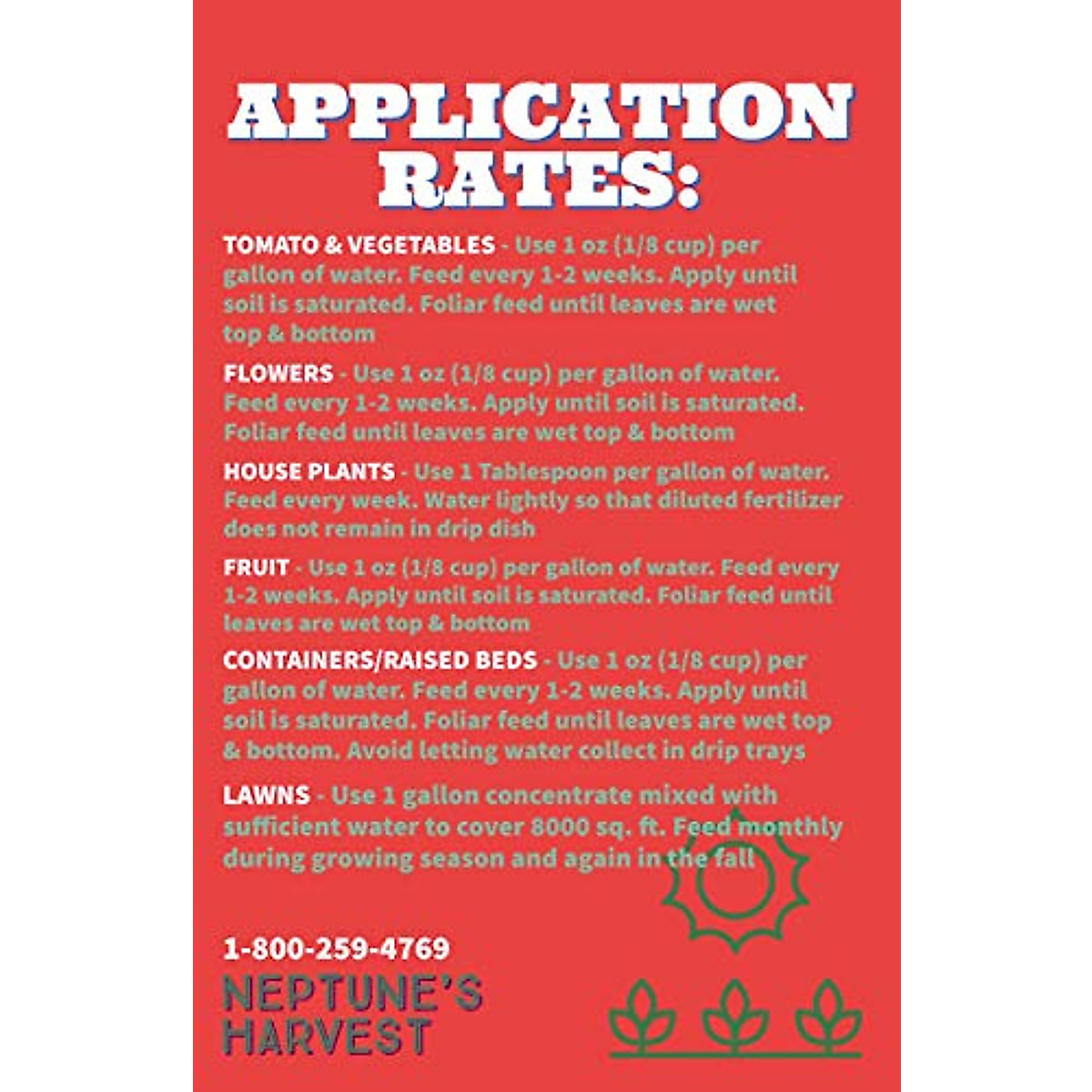 Neptune's Harvest Tomato & Veg Fertilizer 2-4-2, 1 Gallon