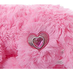 The Petting Zoo Scruffy Dog Stuffed Animal, Gifts for Girls, Pink Dog Plush Toy 9 Inches