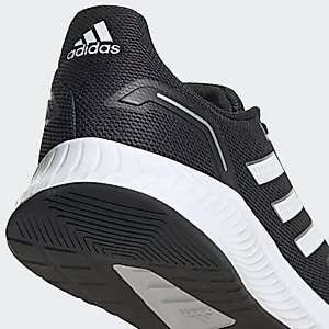adidas Men's Runfalcon 2.0 Running Shoe, Black/White/Grey, 11