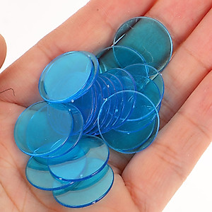 Gadpiparty 20pcs Toys Toy for Kids Magnetic Playset Kids Playset Magnetic Chips Transparent Counters Kidcraft Playset Bingo Chips Bingo Supplies Bingo Markers Toy Set Accessories Child Round