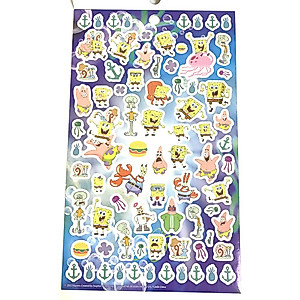 United Pacific Designs 712405SB: Sponge Bob 4 Sheet Sticker Pad, 200+ Stickers